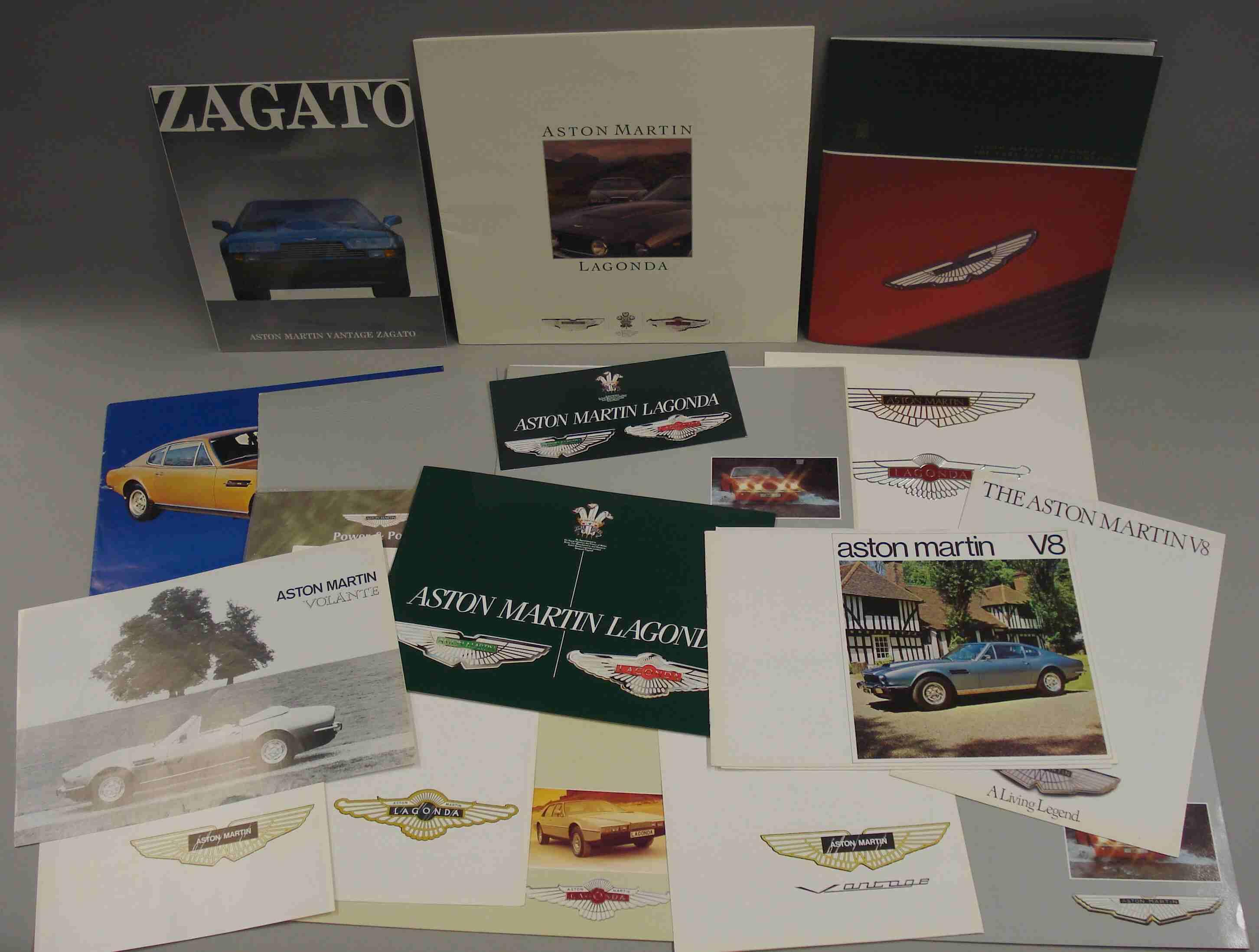 Bonhams Cars : A lot of Aston Martin V8 ephemera,