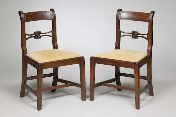 Bonhams A Set Of Six Regency Mahogany Dining Chairs