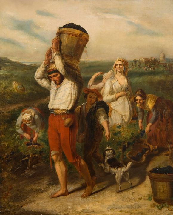 Bonhams : Thomas Unwins (1782-1857) The Grape Harvesters