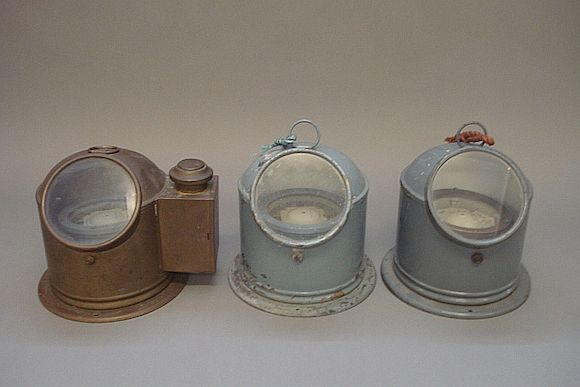 Bonhams : Three small boat binnacles with compasses