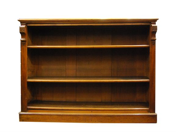 Bonhams : A mahogany open bookcase, late 19th Century