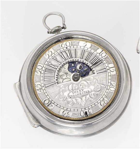 Bonhams : James Corry. An early 18th century silver pair cased pocket ...