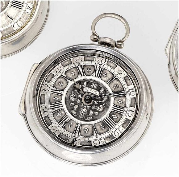 Bonhams : Charles Goode. An early 18th century silver pair case pocket ...