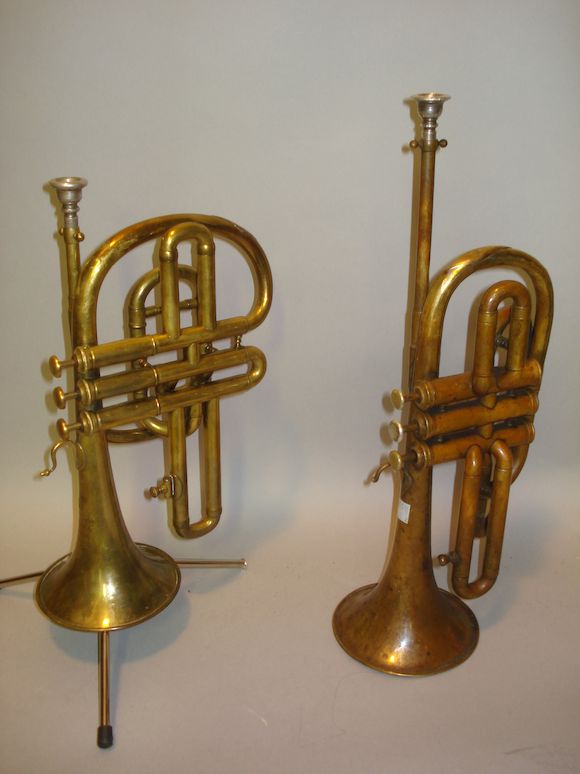 Bonhams : A brassed three-valve Cornet by Kohler circa 1870 (4)