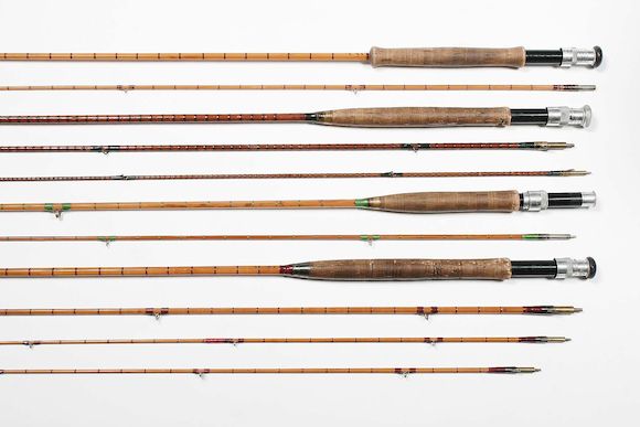 Bonhams : A Hardy the ‘Featherweight Perfection’’ two piece built cane ...