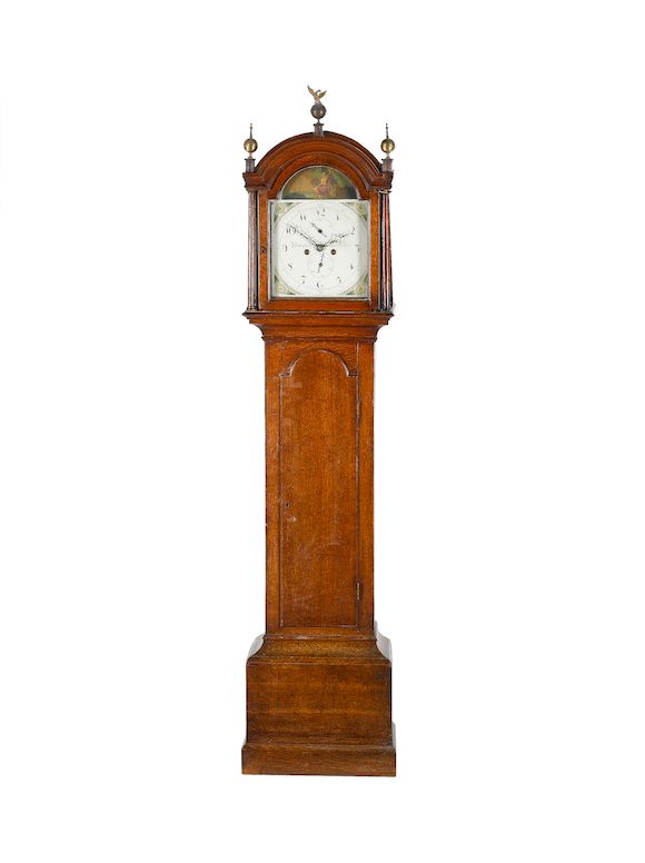 Bonhams : An early 19th century incomplete longcase clock Thompson ...