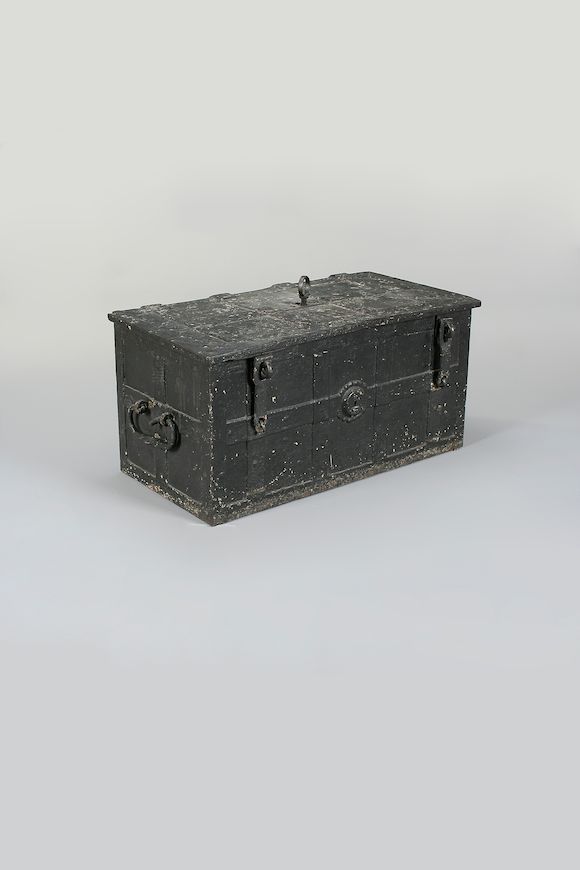 Bonhams : A South German 16th / 17th century iron strong box