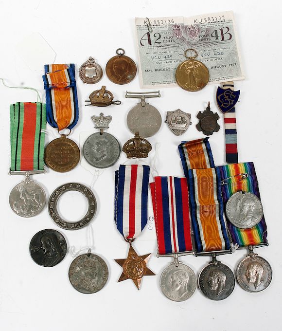 Bonhams : A WWI pair War Medal and Victory Medal