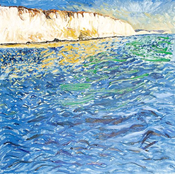 Bonhams : Jean Cooke (British, born 1927) The yellow cliff