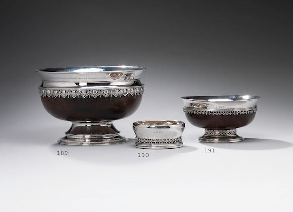 Bonhams : A silver mounted maple wood mazer bowl, by Omar Ramsden ...