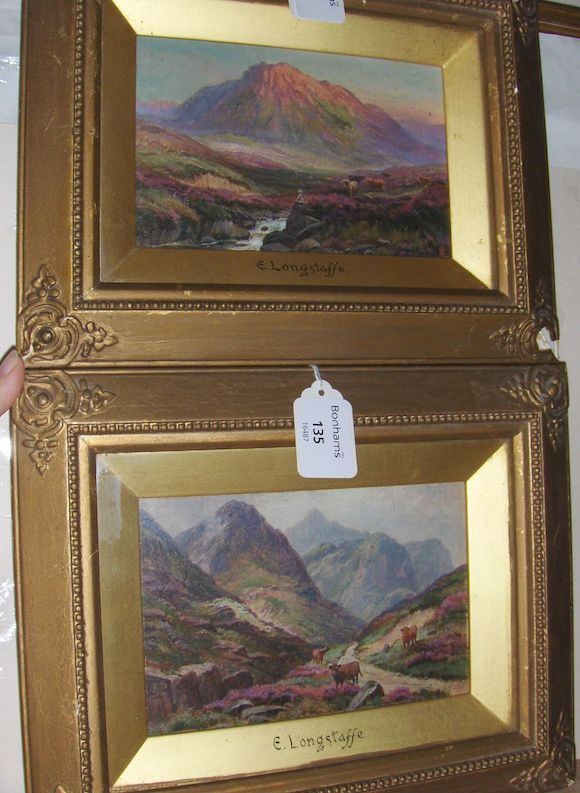 Bonhams : Edgar Longstaffe (British, 1849-1912) A pair of Highland ...