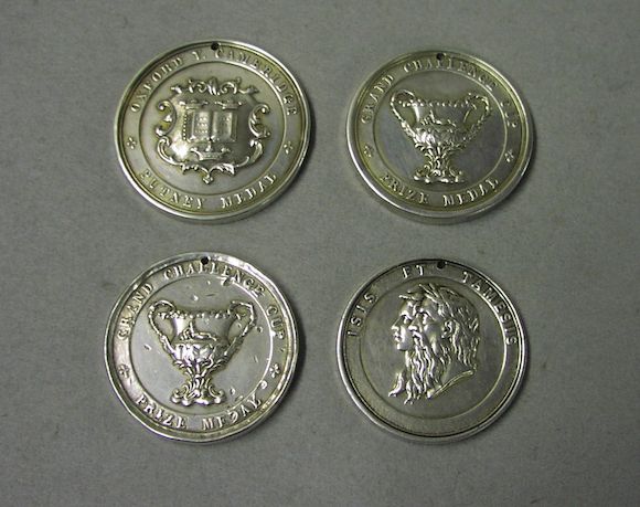 Bonhams : A collection of 19th century silver rowing medals, A.C ...