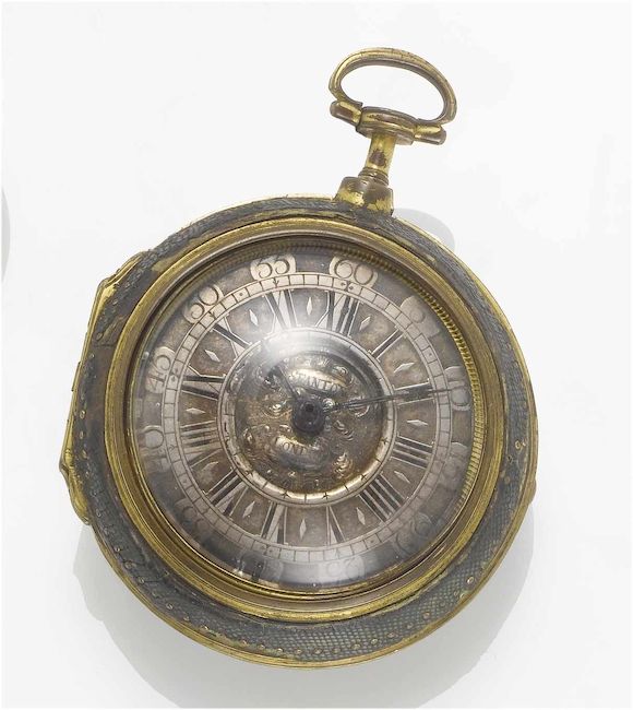 Bonhams : Stanton, London. A late 18th century gilt metal pair cased ...