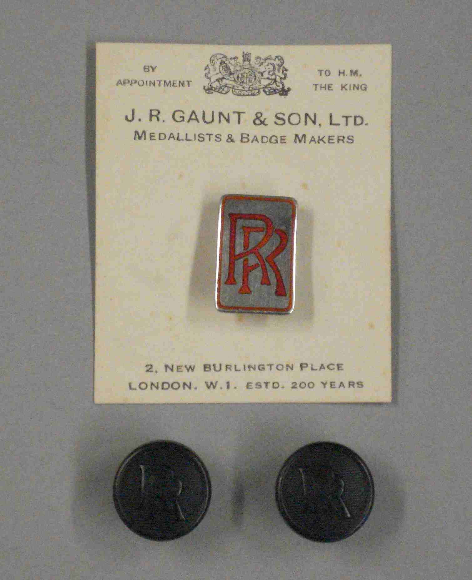 Bonhams Cars : A sterling silver Rolls-Royce chauffeur's cap badge, by ...