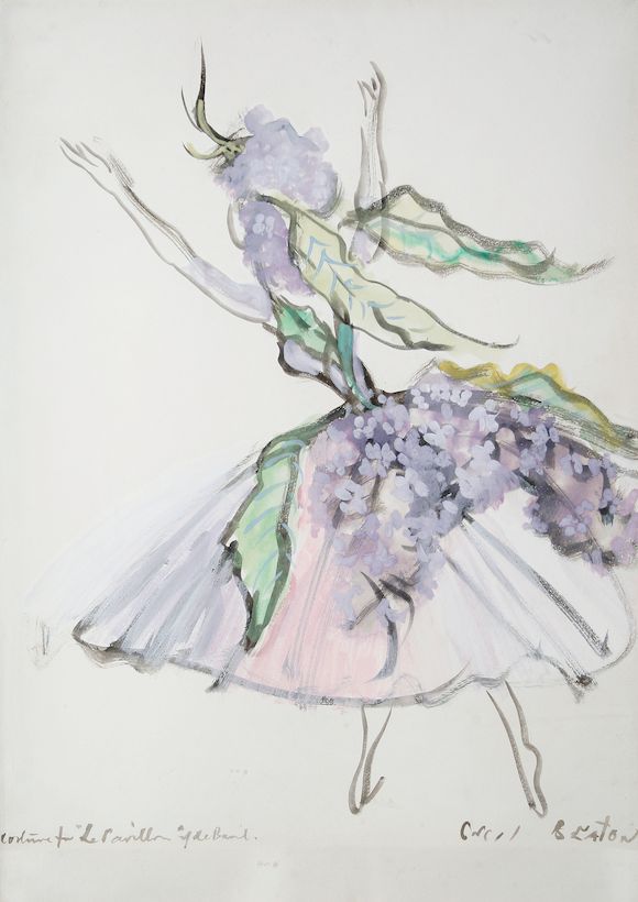 Bonhams : Cecil Beaton (British, 1904-1980) A costume design for De ...