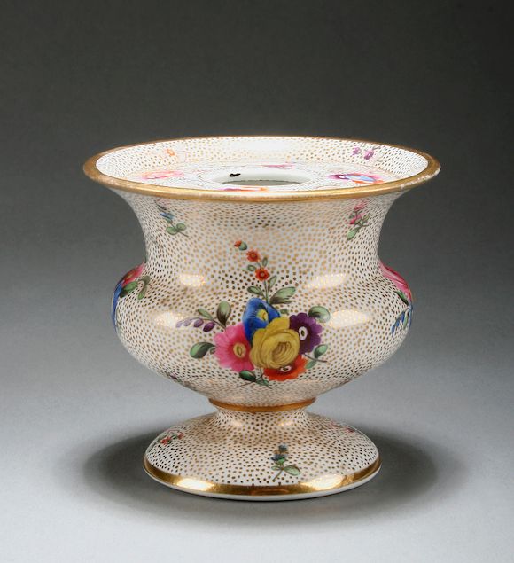 Bonhams : A miniature Spode pedestal vase Circa 1820