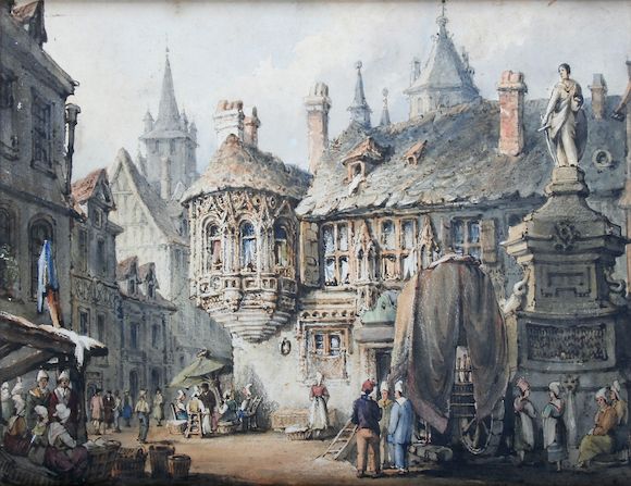 Bonhams : Circle of Samuel Prout, FSA, OWS (British, 1783-1852) A ...