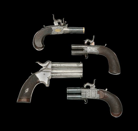 Bonhams : An Irish 54-Bore Box-Lock Pocket Pistol For 'Top-Hat ...