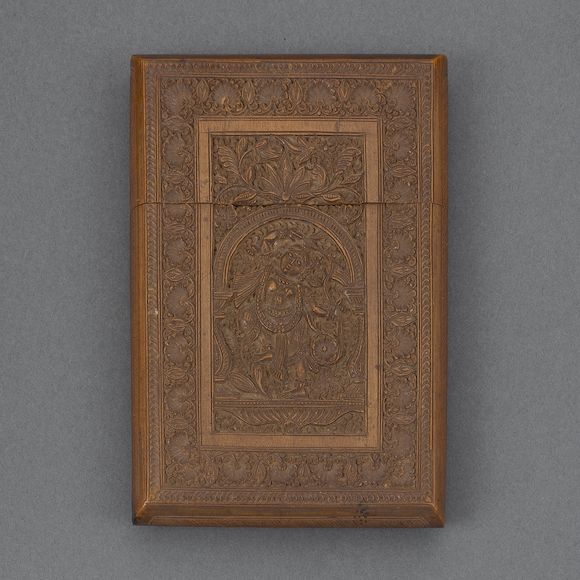 Bonhams : Two 19th century Indian sedeli card cases, and two further ...
