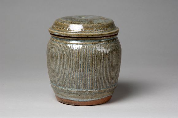 Bonhams : Mike Dodd a lidded Jar Height 16.5cm ( 6 1/2in.)