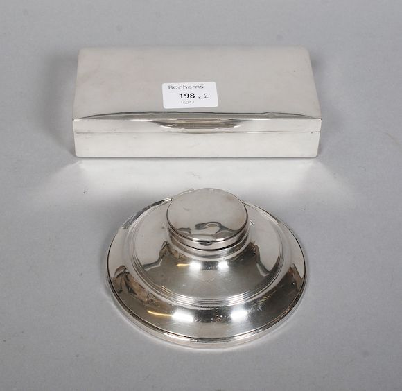 Bonhams : A rectangular cedar lined cigarette box 1912 plain, with ...