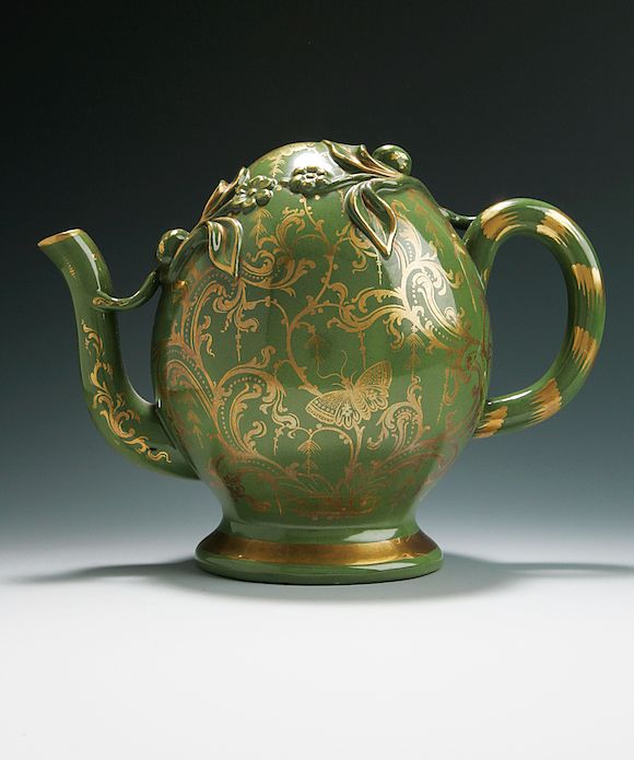 Bonhams : A Wedgwood Cadogan tea pot late 19th century