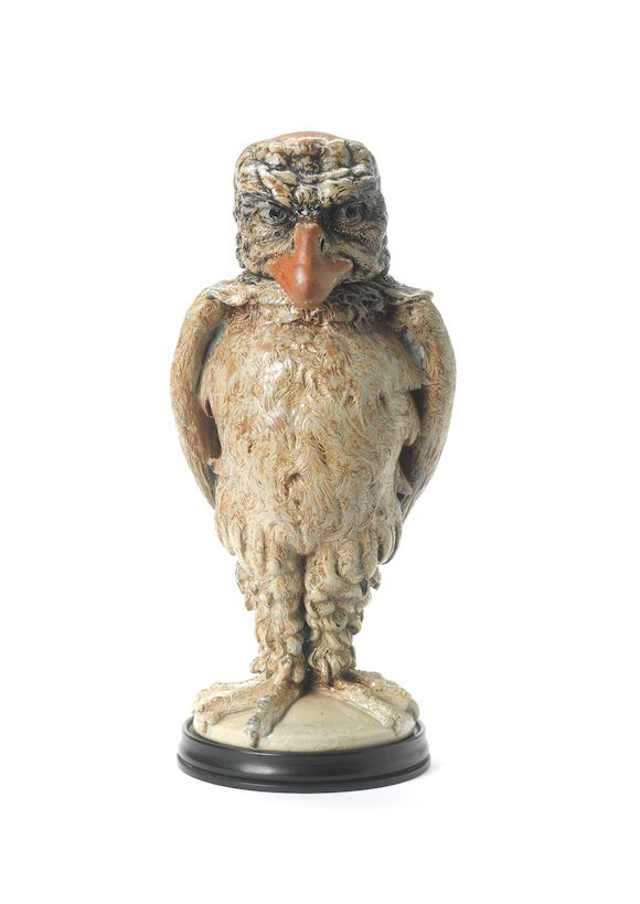 Bonhams : Robert Wallace Martin `Lord Gladstone' an Important caricature stoneware bird , 1903