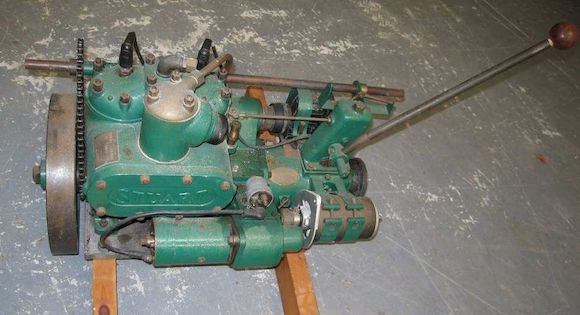 Bonhams : A Stuart Turner twin cylinder inboard engine