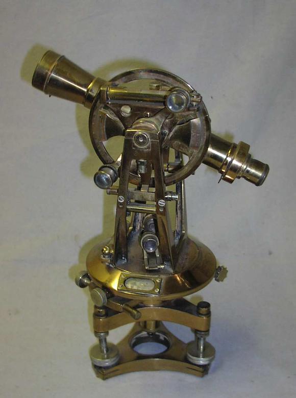 Bonhams An E R Watts And Son 4 Inch Brass Theodolite English 20th