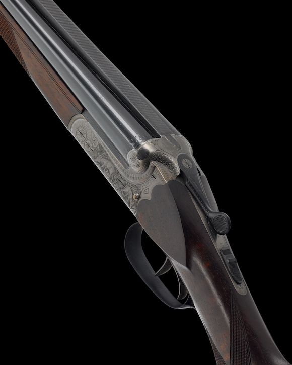 Bonhams : A 8x57(IRS)mm 'Model 5E1' boxlock ejector rifle by Gebr ...