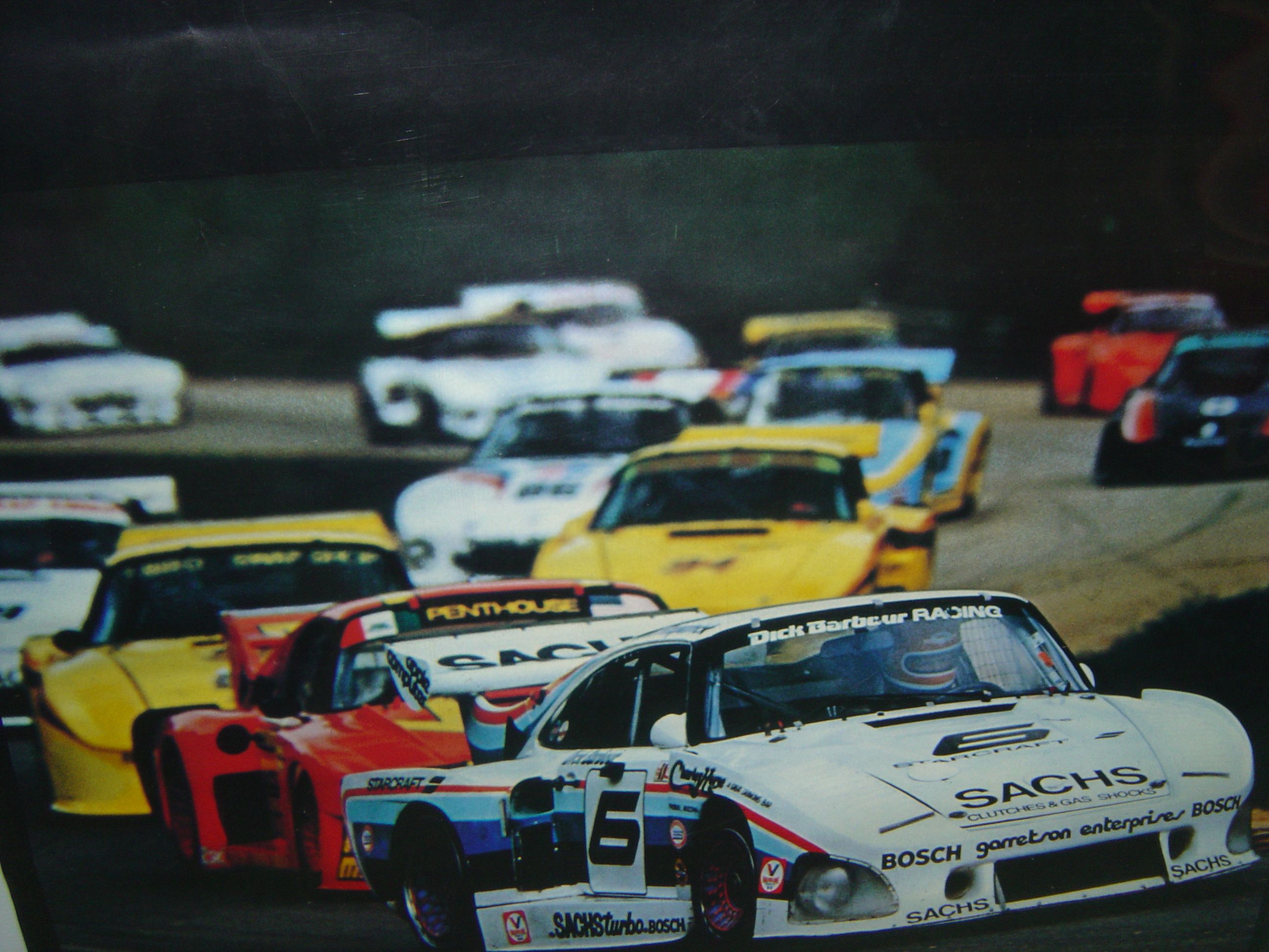 Bonhams Cars : A Porsche IMSA 80 poster featuring John Fitzpatrick and ...