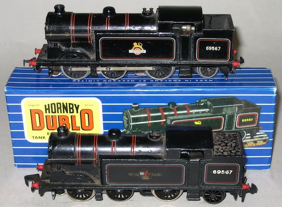 Bonhams : Hornby Dublo EDL7 0-6-2T BR 69567 locomotive 2