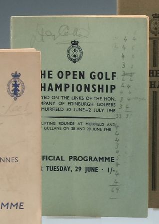Bonhams : A rare 1948 Open Championship programme