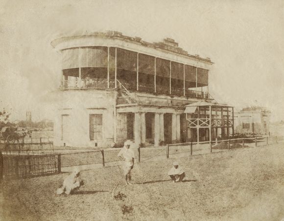 Bonhams : CALCUTTA FIEBIG (FREDERICK) Racecourse grandstand, Calcutta