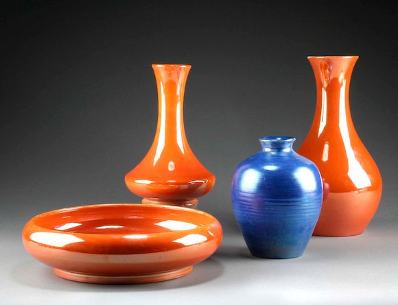 Bonhams : A group of Moorcroft lustre ware Circa 1920