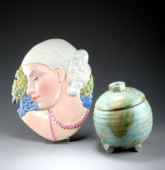 Bonhams : Beswick A Beswick Art Deco wall mask