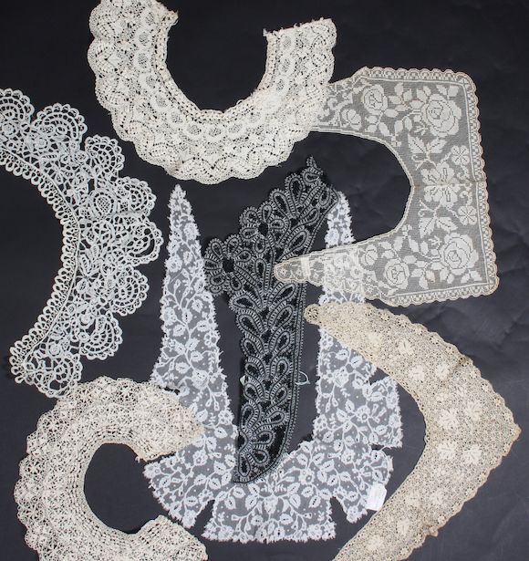 Bonhams : A collection of handmade lace collars