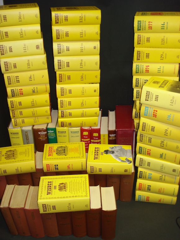 Bonhams : A collection of Wisden's Cricket Almanacks from 1946 to 2007