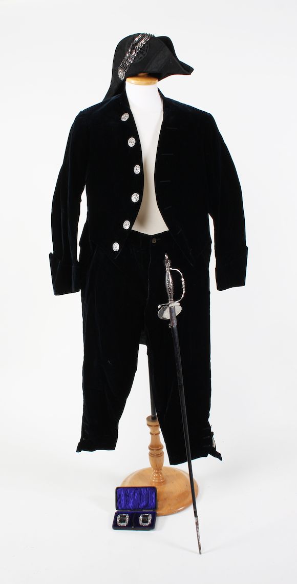 Bonhams : A 19th century man's formal court uniform