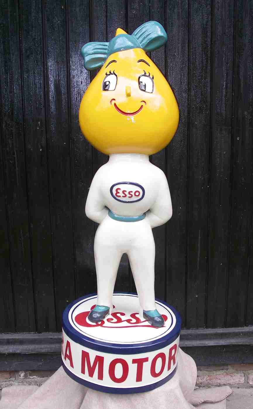 Bonhams Cars : An Esso Miss Drip forecourt figure,