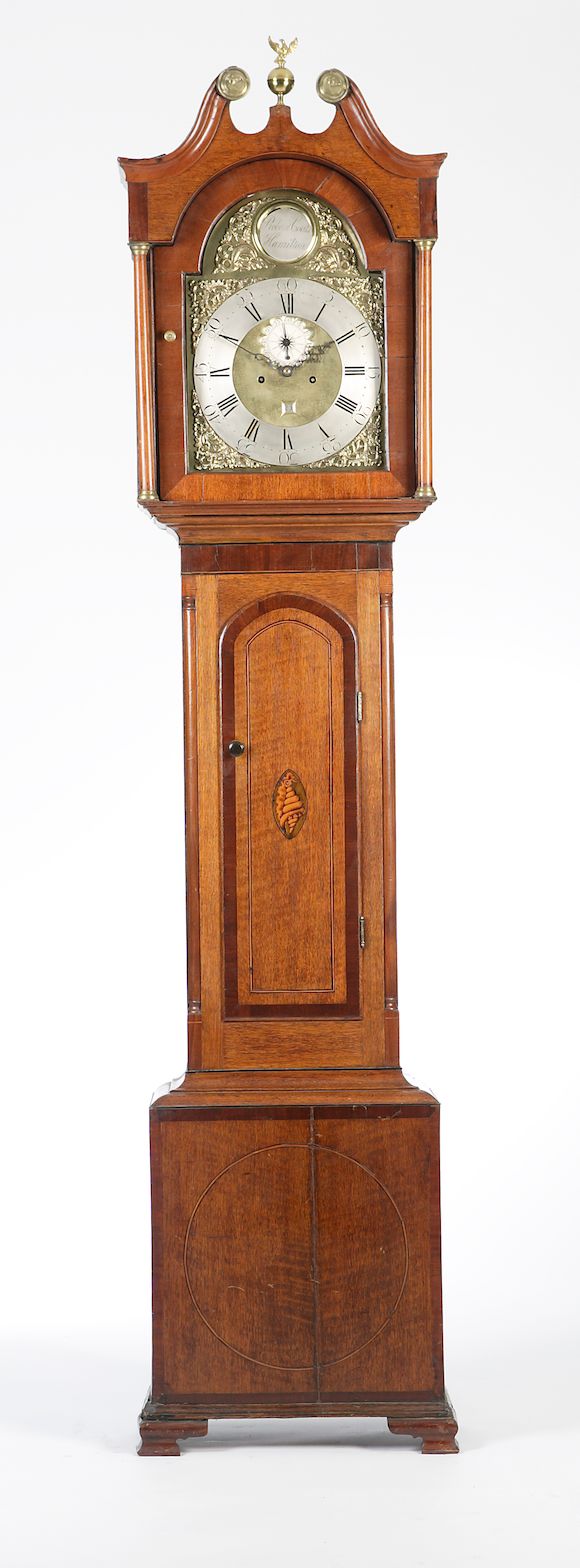 Bonhams : An oak longcase clock Robert Coats, Hamilton, 1745-1803