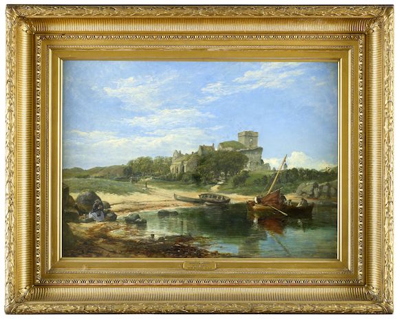 Bonhams : Samuel Bough, RSA (British, 1822-1878) 'Inchcolm Priory'