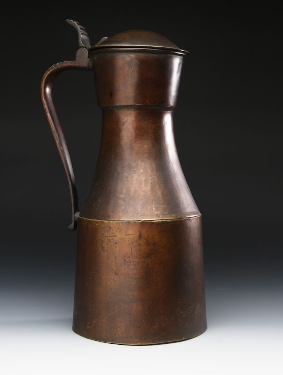 Bonhams : An unusual 19th century brass tappit hen measure,