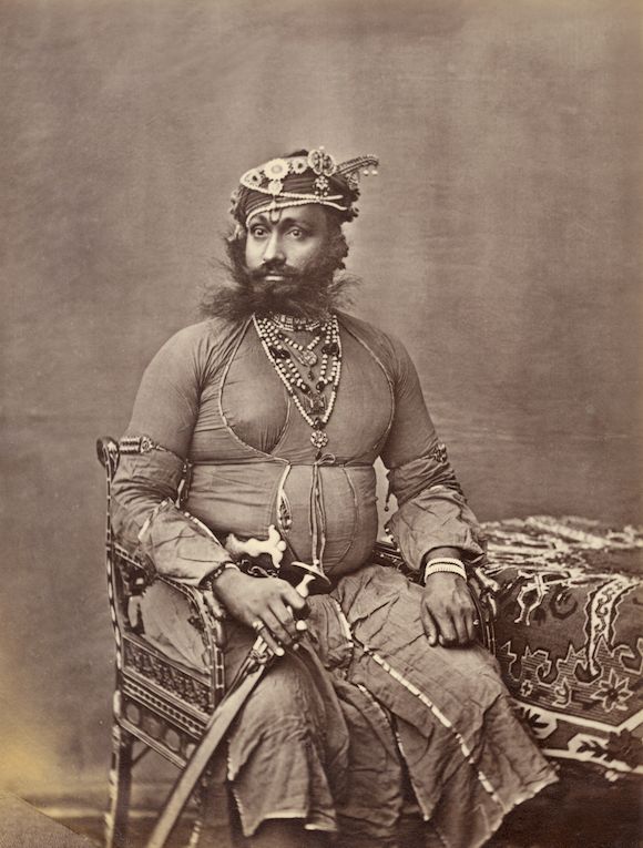 Bonhams : KISHENGURH Portrait of HH. Prithvi Singh, Maharajah of ...