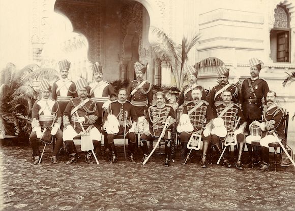 Bonhams : BARODA H.H. Sayaji Rao III Gaekwar of Baroda, in full-dress ...