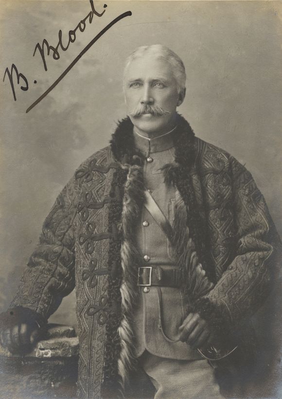Bonhams : BLOOD (General Sir BINDON) Portrait, signed B. Blood, c.1898