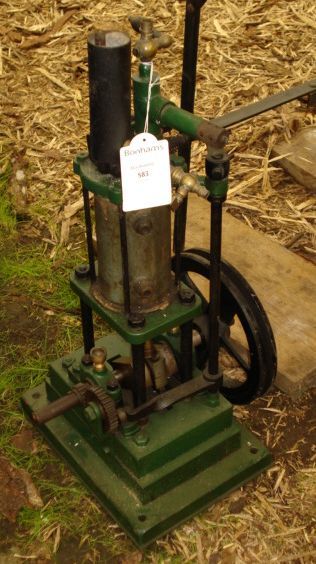 Bonhams : A late 19th century four pillar inverted vertical water ...