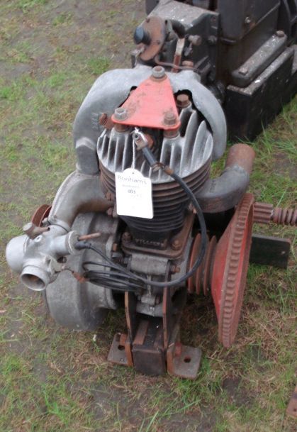 Bonhams : A 3hp vertical water cooled petrol engine. Built by Bernard ...