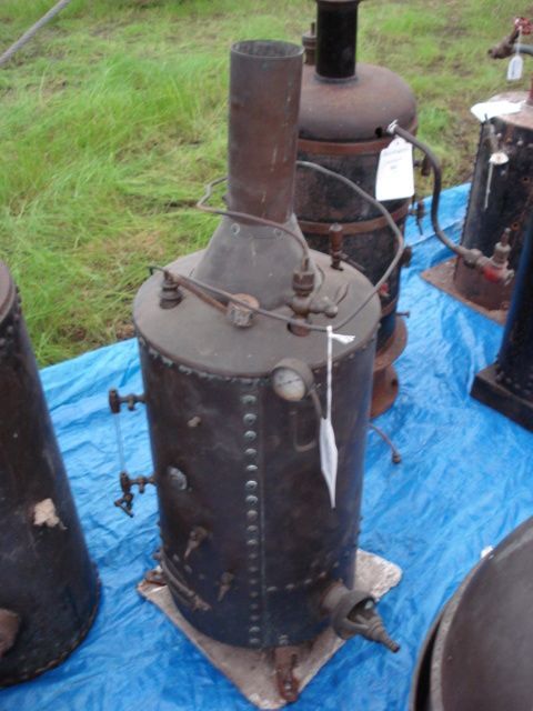 Bonhams : A late 19th century vertical riveted copper multi-tube gas ...