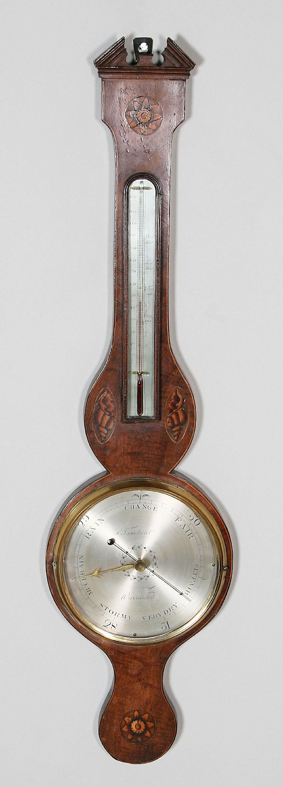 Bonhams : An early 19th Century mahogany, shell and floral paterae ...